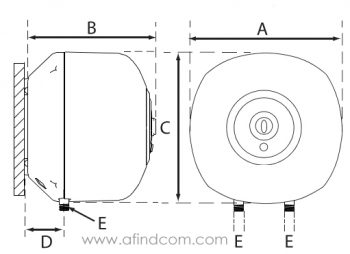 Above counter geyser | Small granny flat geyser | Basin or sink geyser
