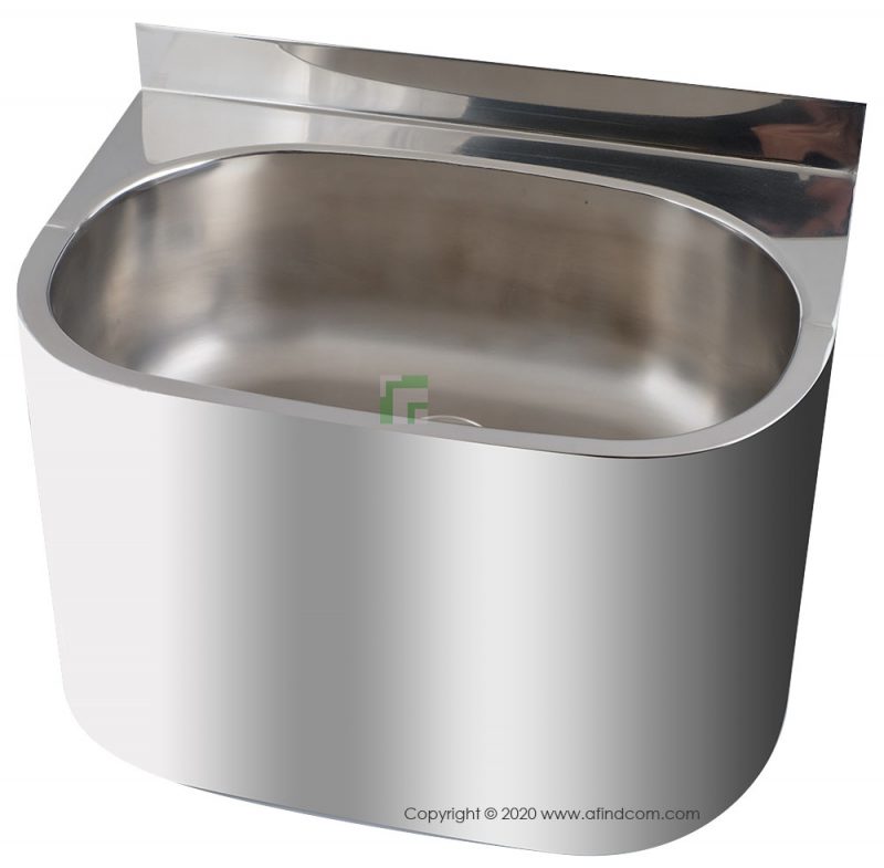 Single stainless steel basins | Wall hung basin | Industrial commercial ...