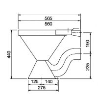 Stainless steel toilets