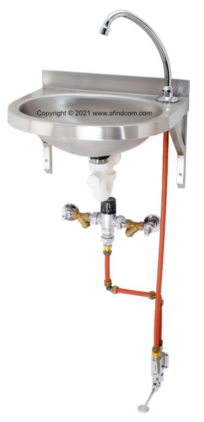 Hands free wash basins | Foot operated hand wash basins | Afindcom