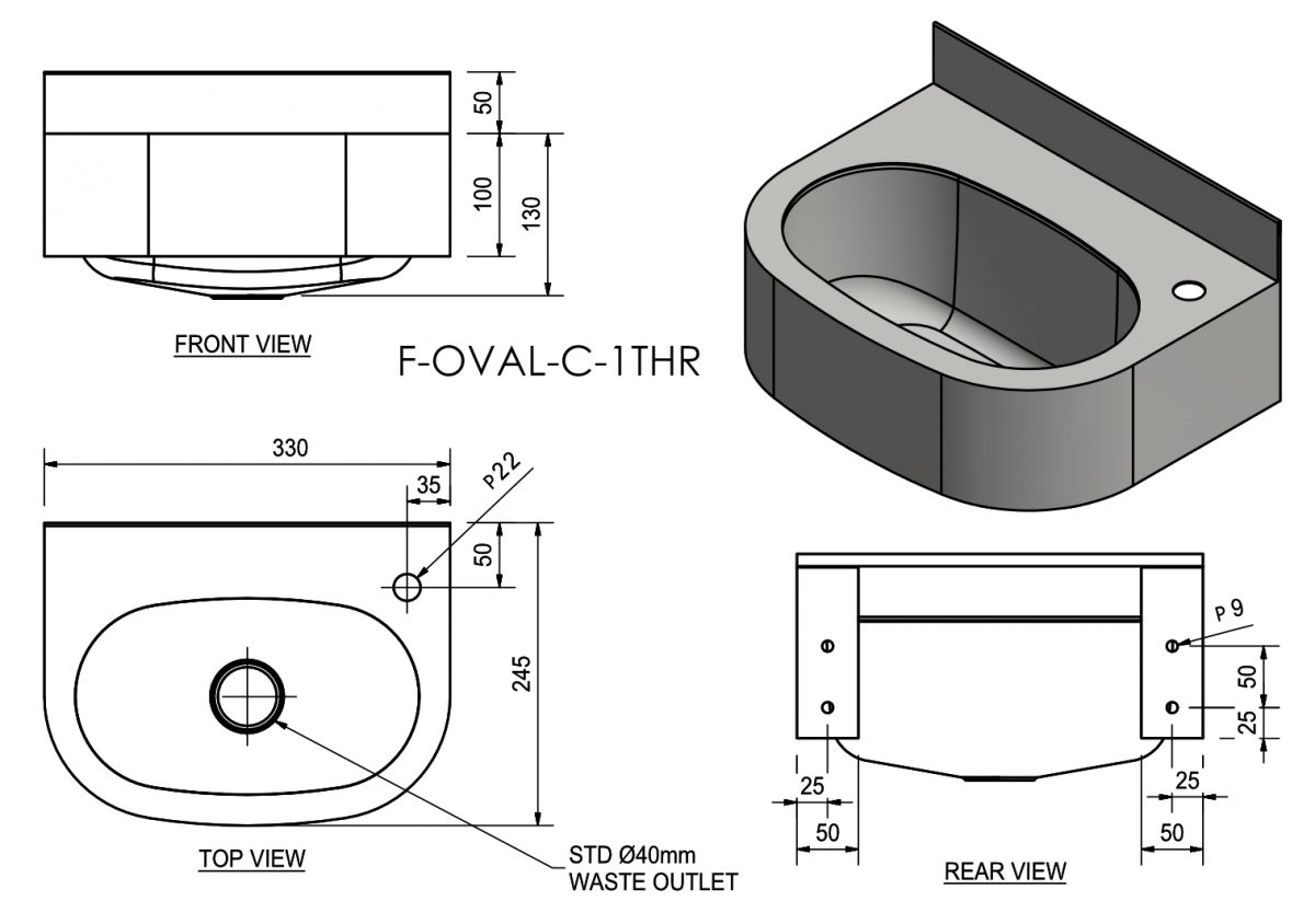 Stainless steel medical basins | Doctors rooms basins
