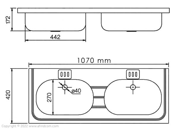 Multi-bowl hand wash basins | Double bowl | Triple bowl | Stainless ...